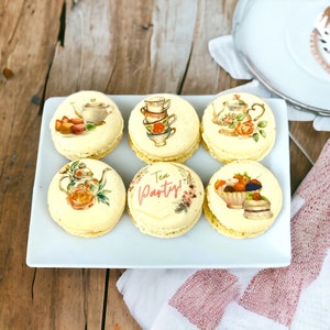 Customizable French Macarons for Your High Tea Soirée | Available in 6 ...