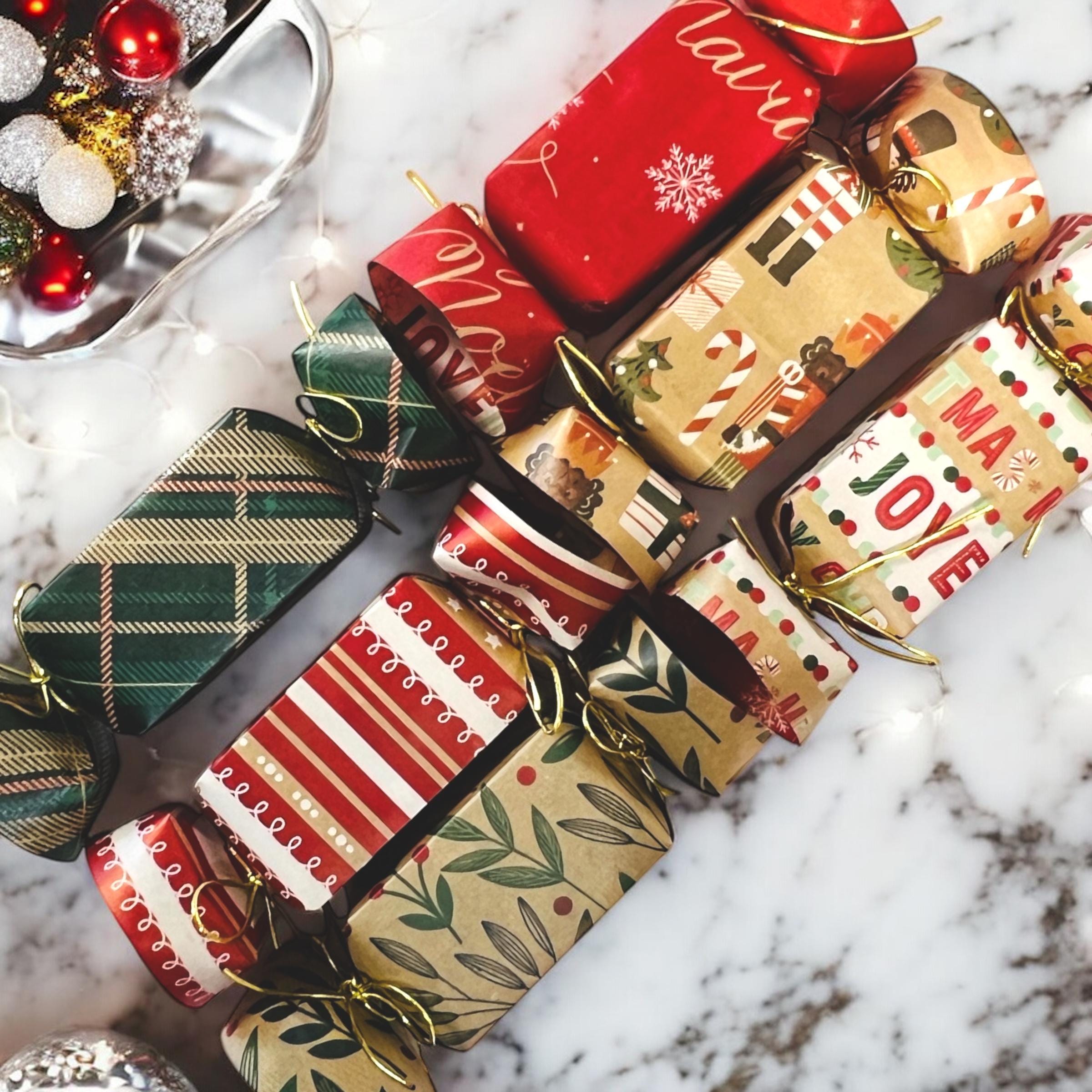 Rustic Holiday Candy Wrap Macaron Set - 6 Designs, Choose Your Flavors ...