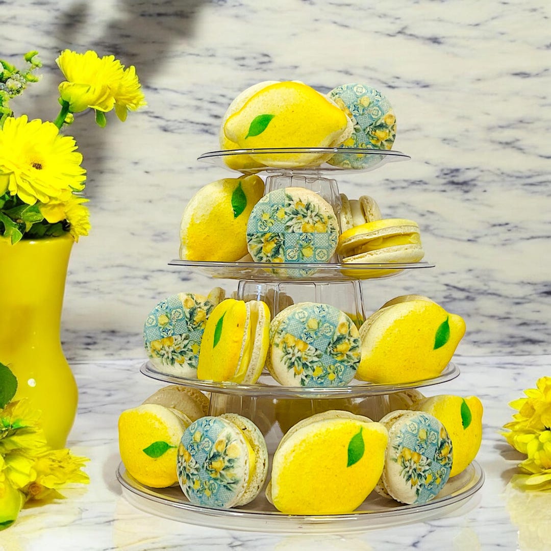 The Ultimate Lemon Dessert Tower – Sweet & Stylish! - Macaron Tower ...