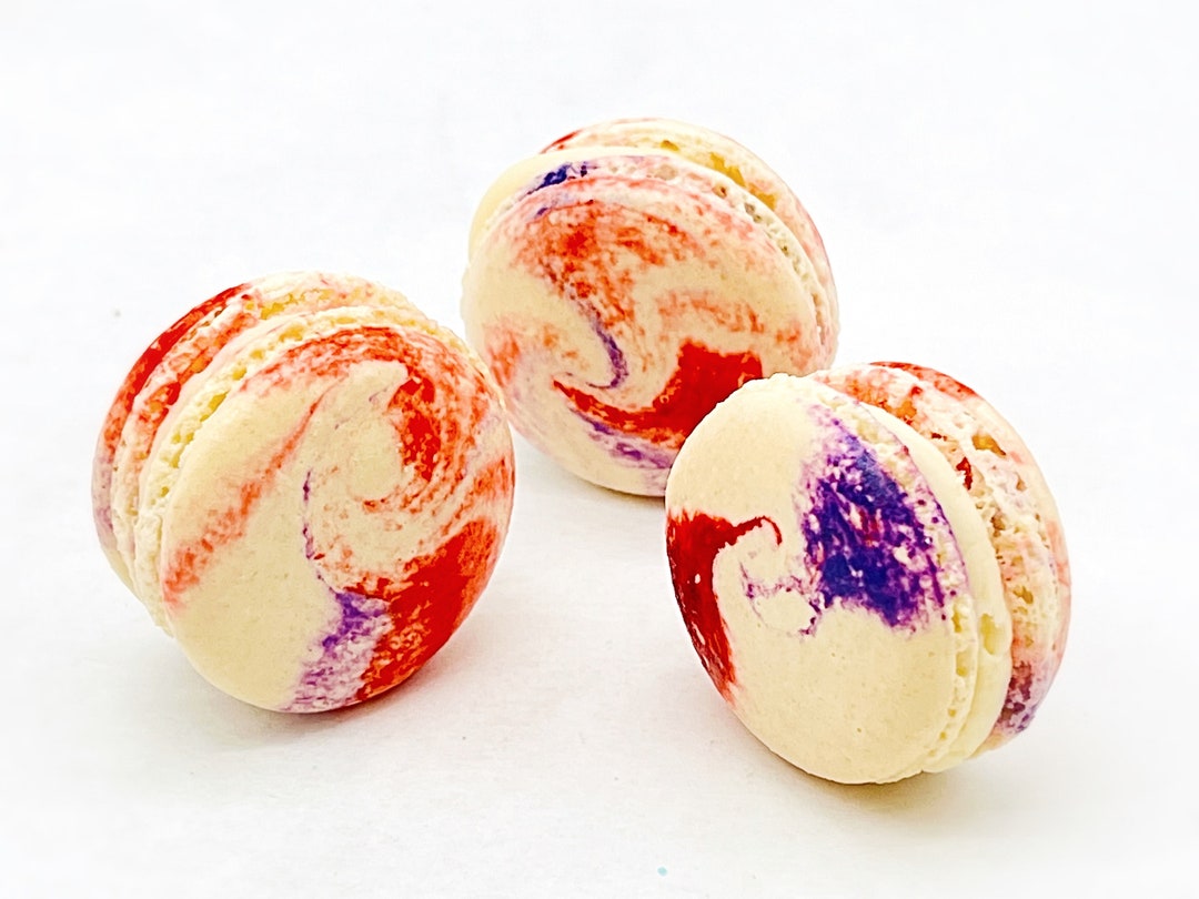 Grape Cheesecake Macarons (6 Pack) | Ideal for Celebratory Events. - Etsy