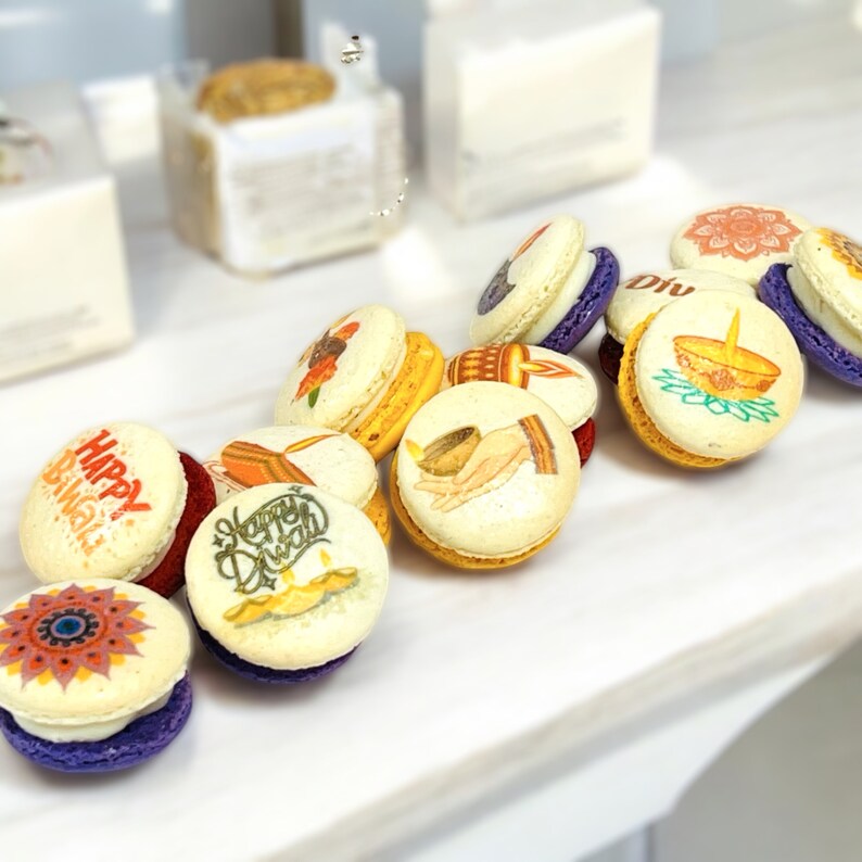 Diwali Macarons: Festival of Lights Celebration Gift - Etsy