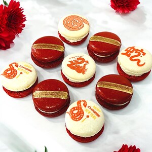 Year of the Snake, Happy New Year French Macarons - Etsy