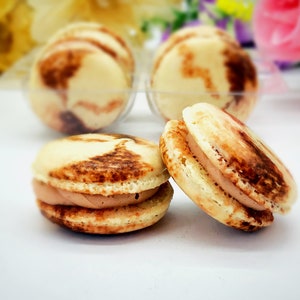 12 Pack Milk Tea Macarons Set Handmade & Gluten Free Free | Etsy