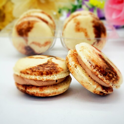 12 Pack Milk Tea Macarons Set Handmade & Free Shipping - Etsy