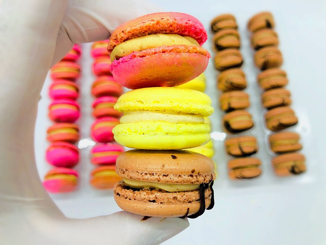 48 Pack Peanut Butter Macaron Collection | Perfect for Birthday ...