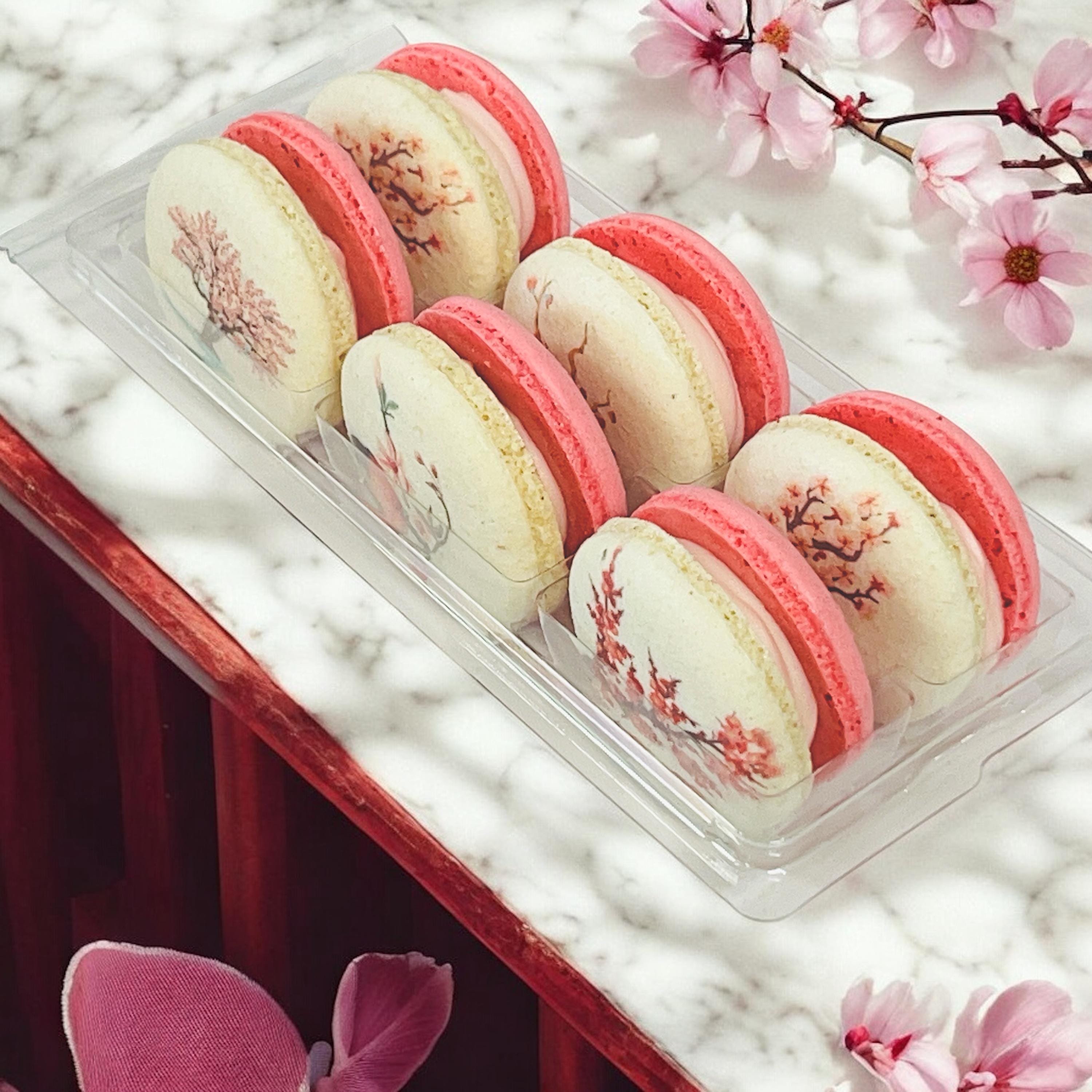 Sakura Bloom Vegan French Macaron Set - Etsy