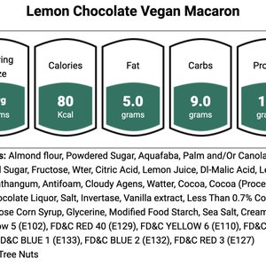 Vegan Planet | the Yellow Planet | Lemon Chocolate Vegan Macarons ...