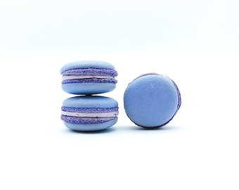 Blue Curacao Vegan Macarons Available in 4 & 12 Pack A | Etsy
