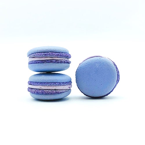 Blue Curacao Vegan Macarons Available in 4 & 12 Pack - Etsy