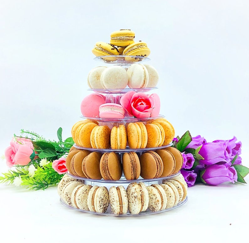 6 Tier Macaron Tower With Protective Case Adjustable and - Etsy
