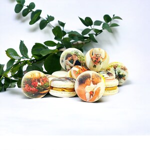 Custom Photo Macarons: Personalized Picture Dessert - Etsy