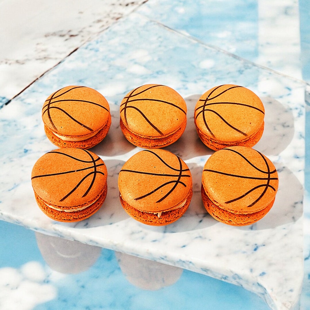 Customizable Basketball-themed French Macarons – Pick Your Favorite ...