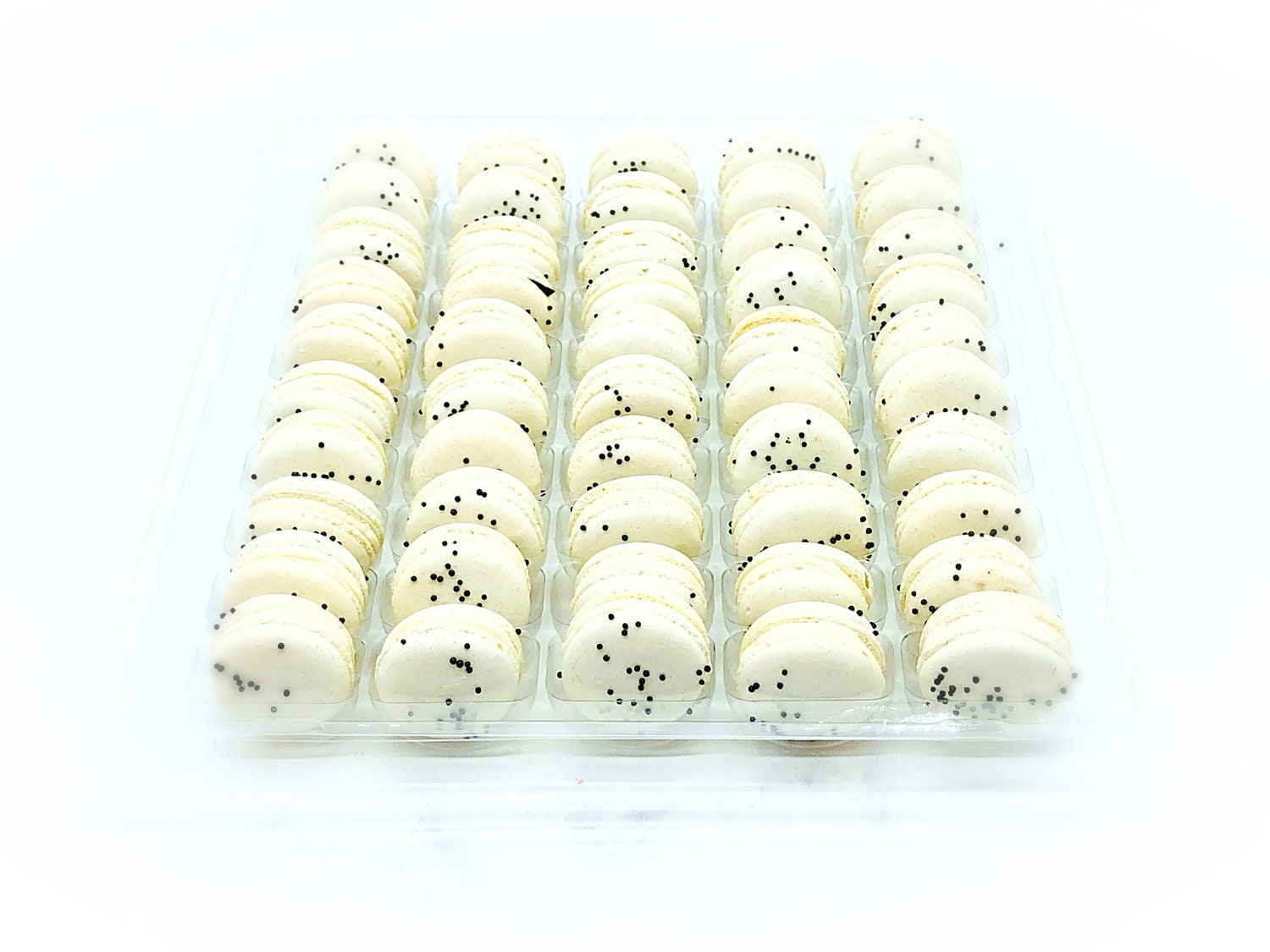 50 Pack Cookie'n Cream Macarons French Macaron Value Pack - Etsy