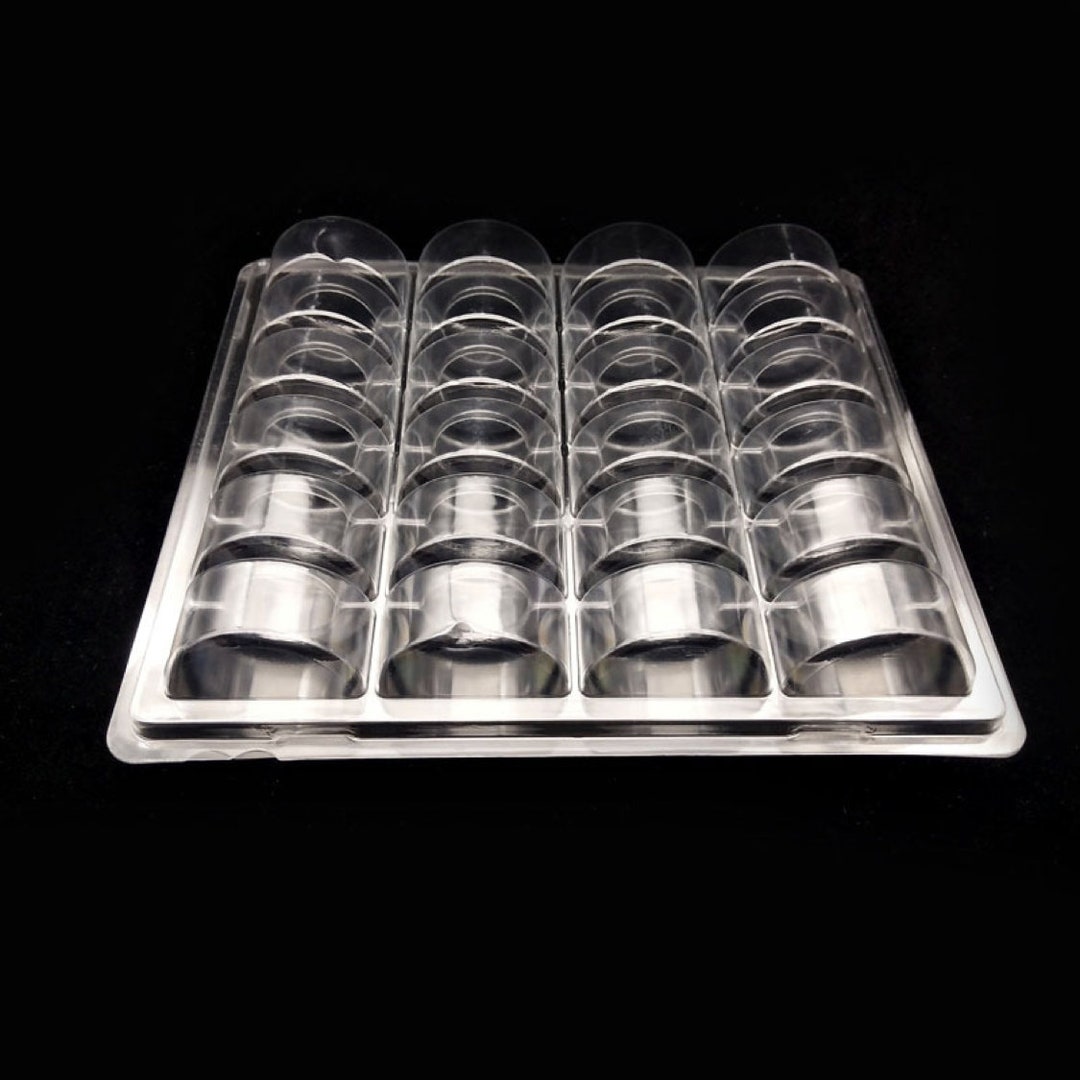 24 Cavities Macaron Clamshell PET Perfect for Macaron Ice Cream or Ice ...