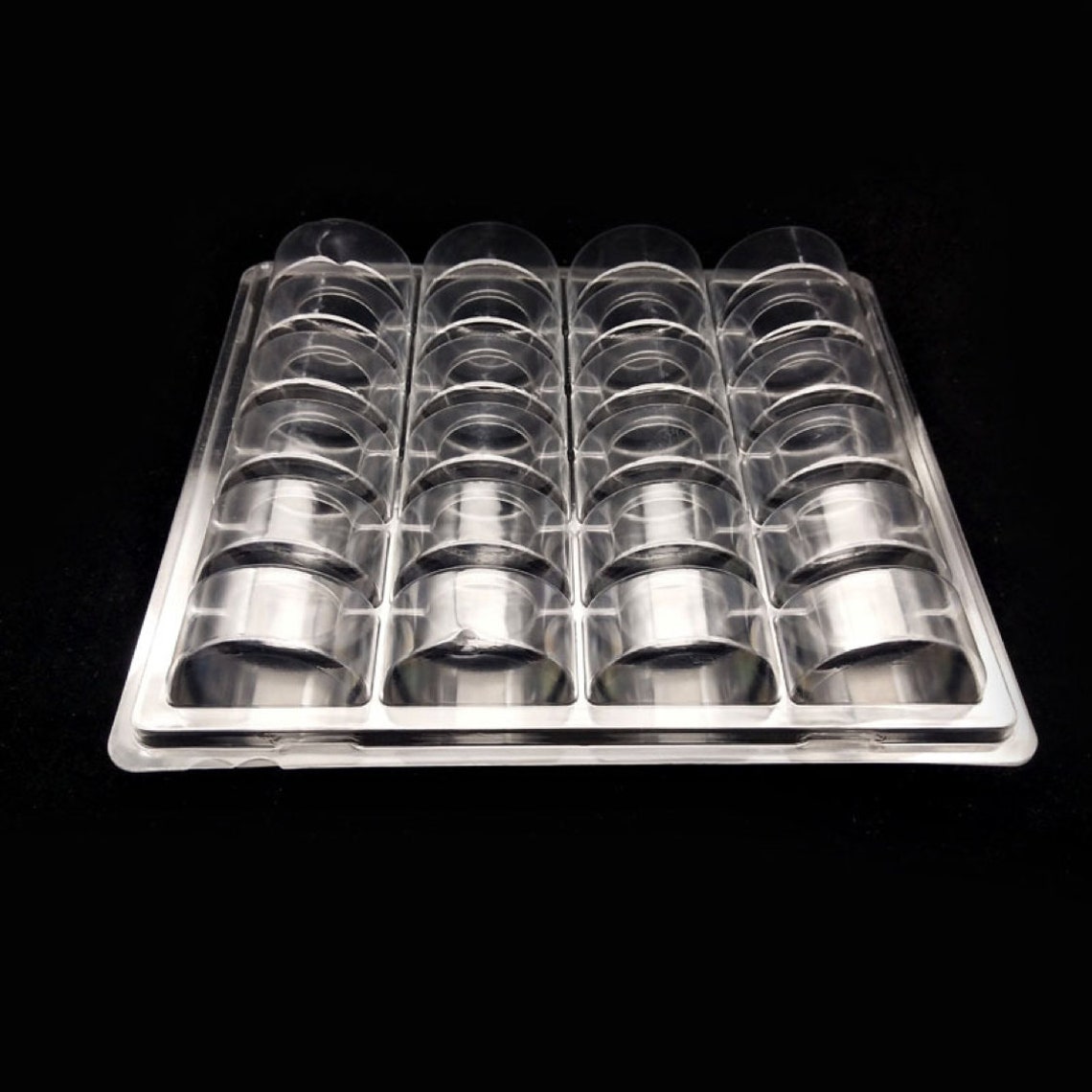 24 Cavities Macaron Clamshell PET Perfect for Macaron Ice Cream or Ice ...