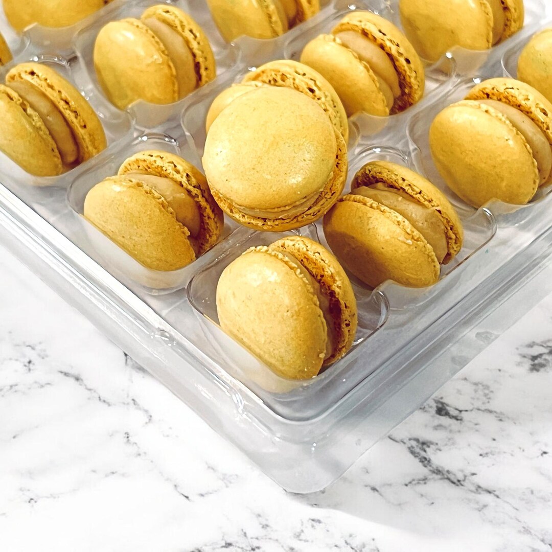 Peanut Butter Mini Macarons: Gourmet Dessert Toppers - Etsy