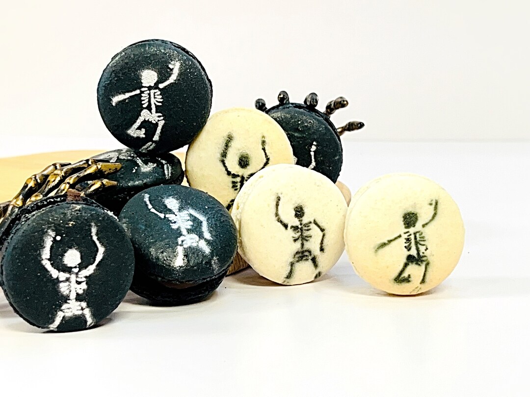 Skeleton French Macaron Set | Pick Your Own Flavor | Ideal for ...