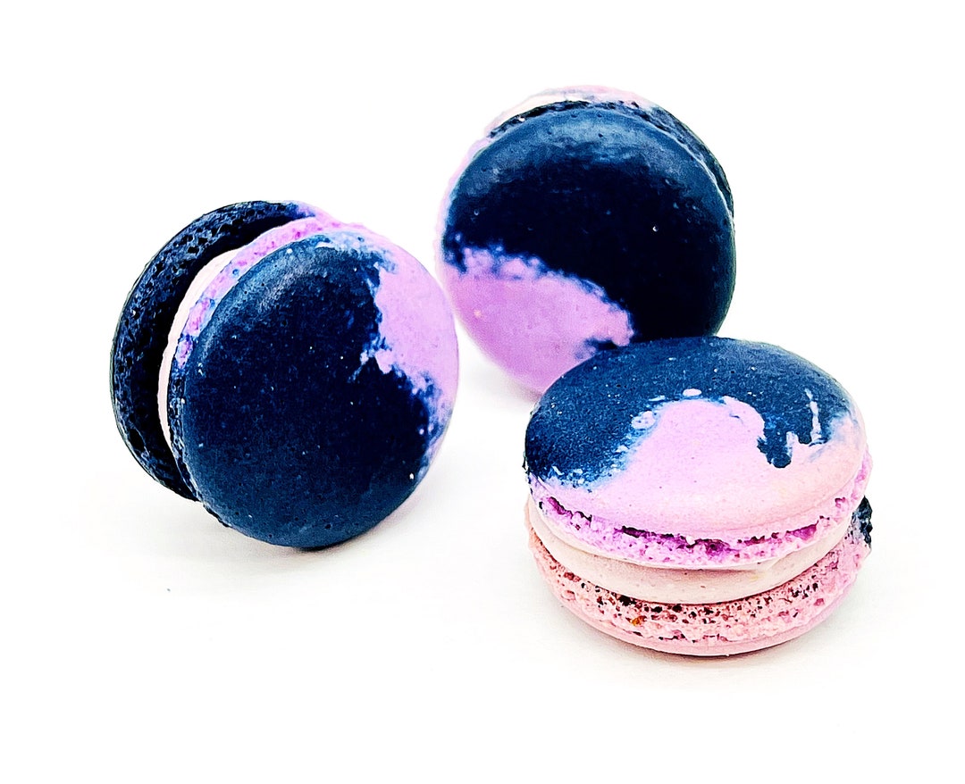 6 Pack the Grapery French Macarons (blue Raspberry and Grape) - Etsy
