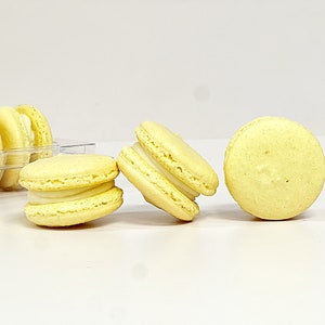 6 Pack Pineapple Caramel French Macarons - Etsy
