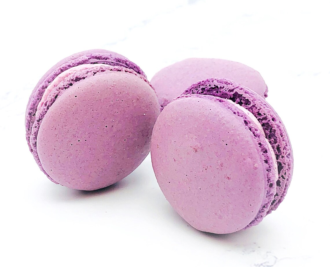 6 Pack Ube Macaron - Etsy