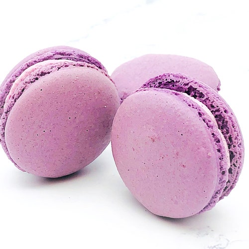 6 Pack Ube Macaron - Etsy