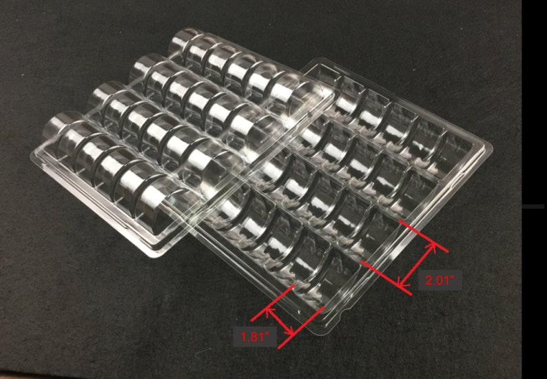 24 Cavities Macaron Clamshell PET Perfect for Macaron Ice Cream or Ice ...