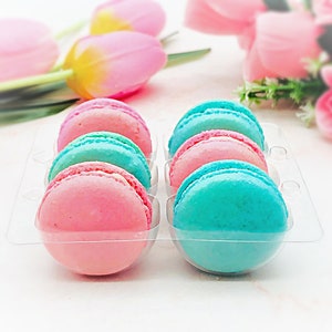 6 Raspberry & Blueberry Macarons Value Pack - Etsy