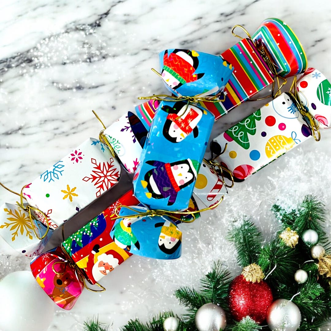 Holiday Candy Wrap Macaron Set - 6 Designs, Choose Your Flavors - Etsy