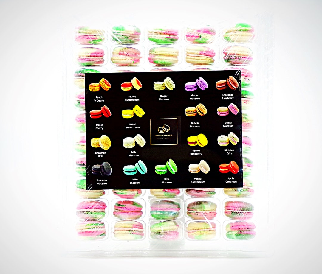 50 Pack Dragon Fruit French Macaron Value Pack - Etsy