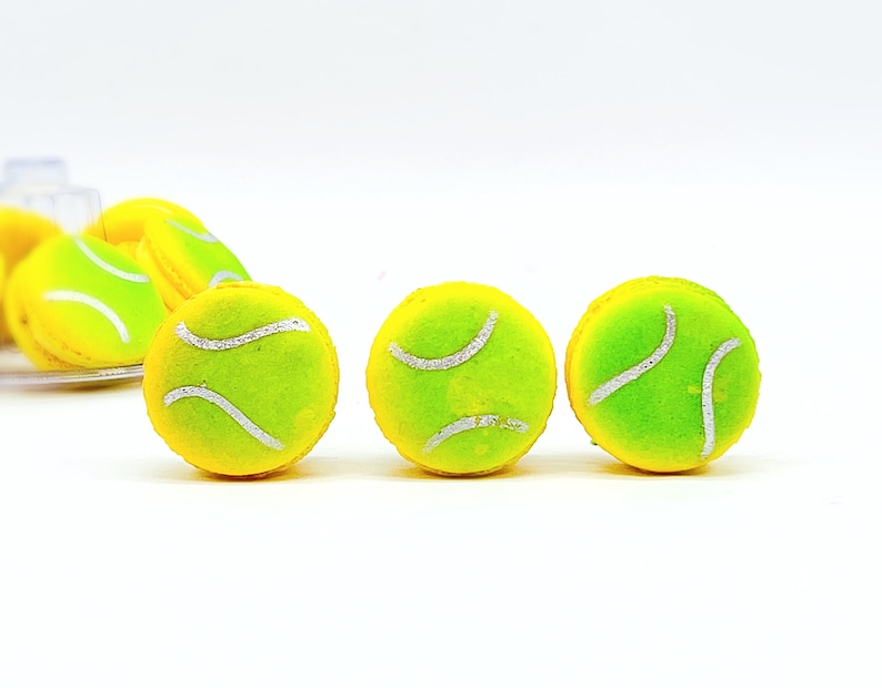Tennis Ball French Macarons | Available in 12 and 24 Pack - Etsy