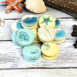 Blue Ocean-themed Macaron Collection - Etsy