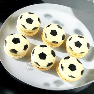 Customizable Soccer-themed French Macarons – Pick Your Favorite Flavors ...