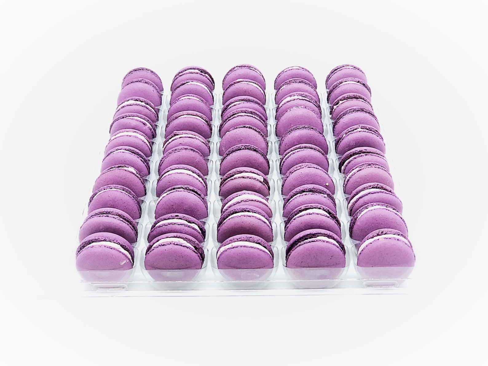 50 Pack Ube French Macaron Value Pack | Etsy