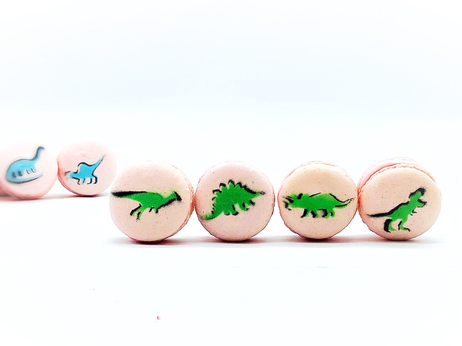 Dinosaur French Macaron Set: Jurassic Party Favors (12 Pack) - Etsy