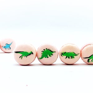 Dinosaur French Macaron Set: Jurassic Party Favors (12 Pack) - Etsy