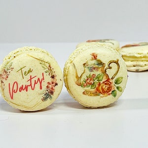 Customizable French Macarons for Your High Tea Soirée | Available in 6 ...