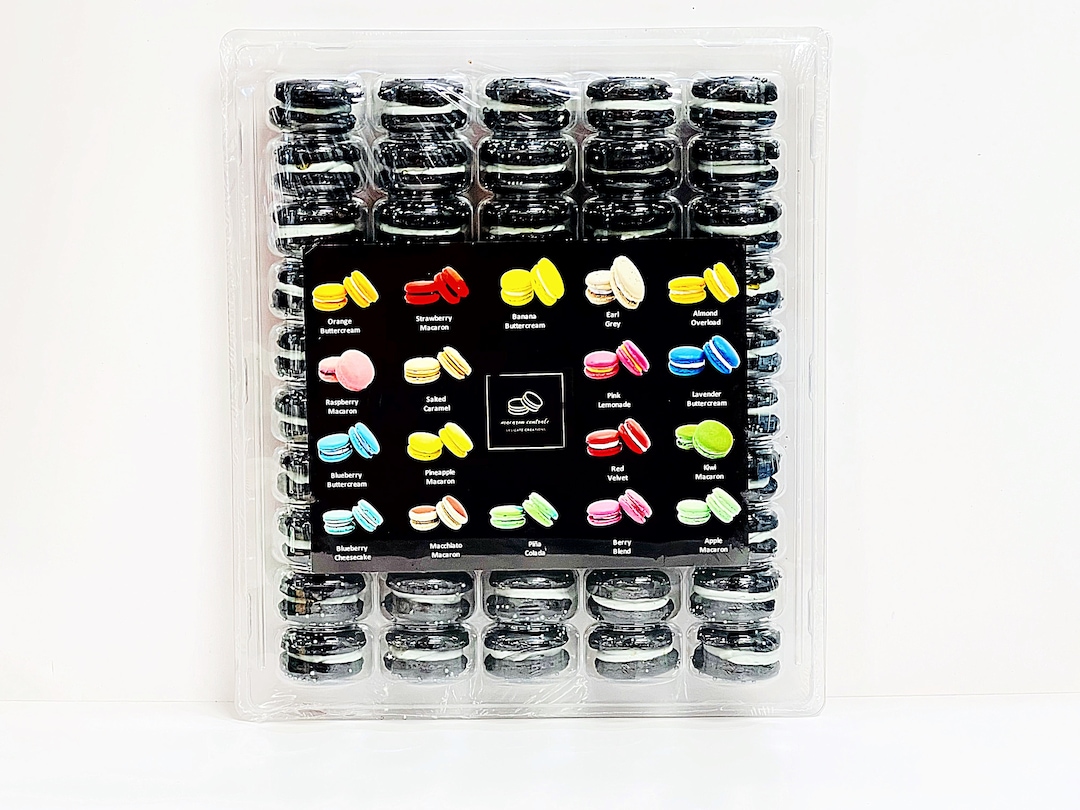 50 Pack Majestic Coconut French Macaron Value Pack - Etsy