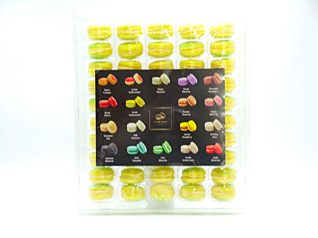 50 Pack Jackfruit French Macaron Value Pack - Etsy