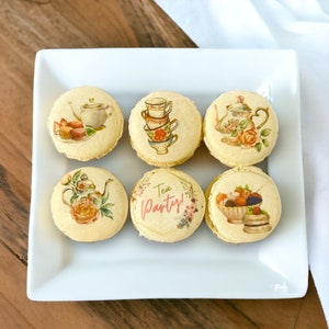 Customizable French Macarons for Your High Tea Soirée | Available in 6 ...