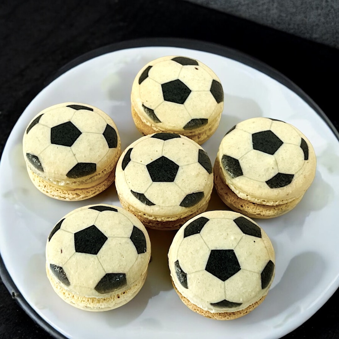Customizable Soccer-themed French Macarons – Pick Your Favorite Flavors ...