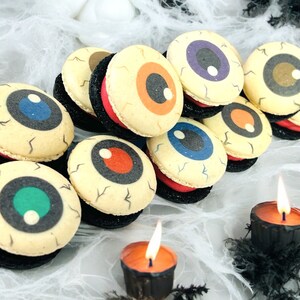 Halloween Eyeball Macarons - Etsy