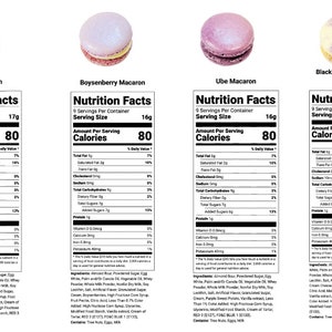 Purple Vibe: A Flavorful Quartet of French Macarons in One Set ...