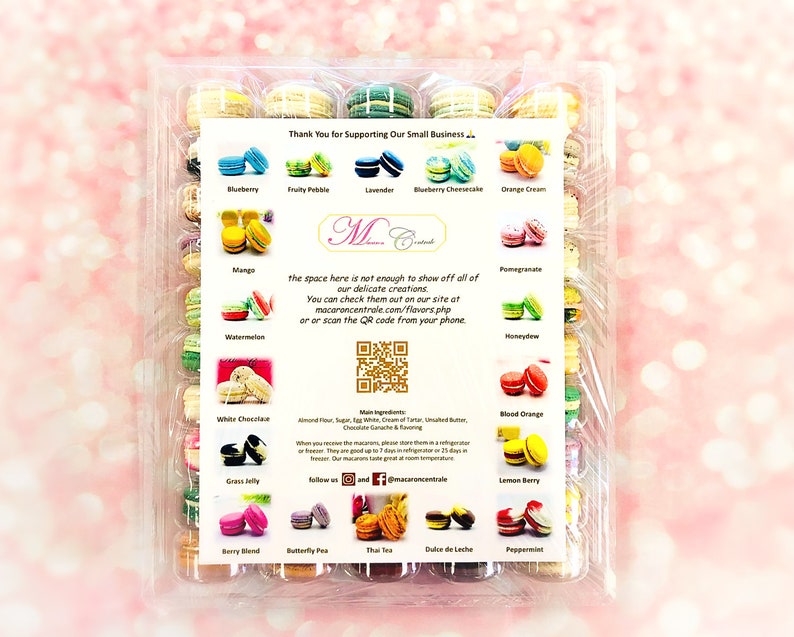 50 Pack Surprise Me French Macarons - Etsy