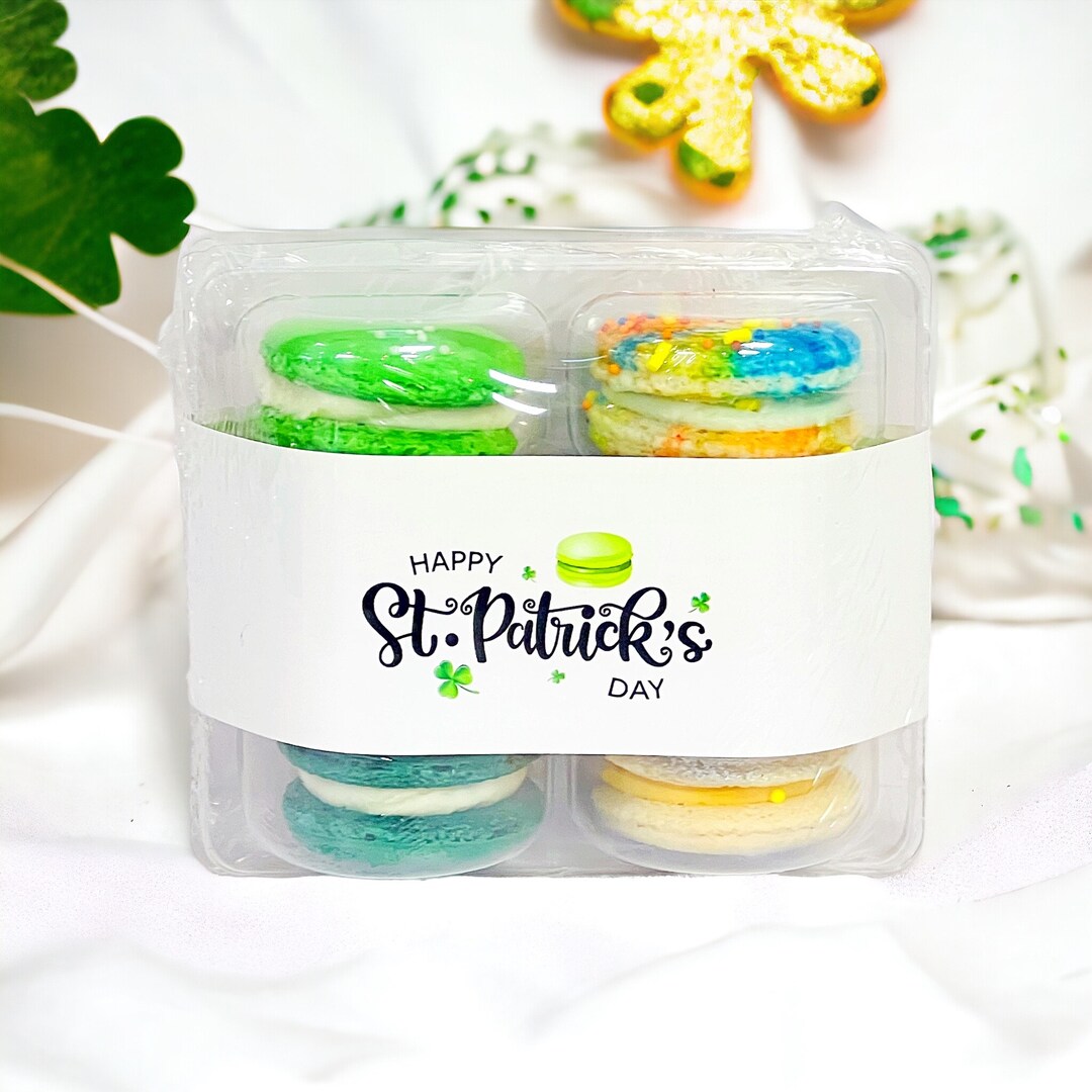 6 Pack Surprise Me! | St. Patrick's Day French Macaron Set - Etsy