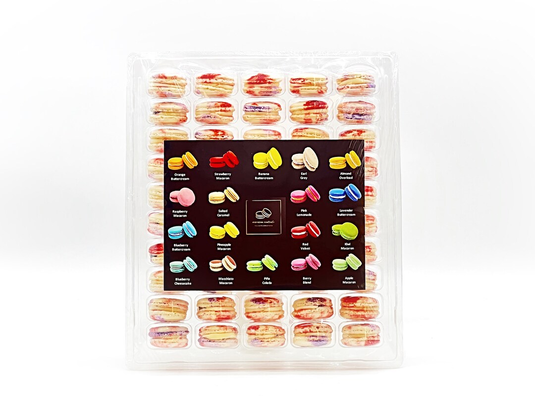 50 Pack Grape Cheesecake French Macaron Value Pack - Etsy