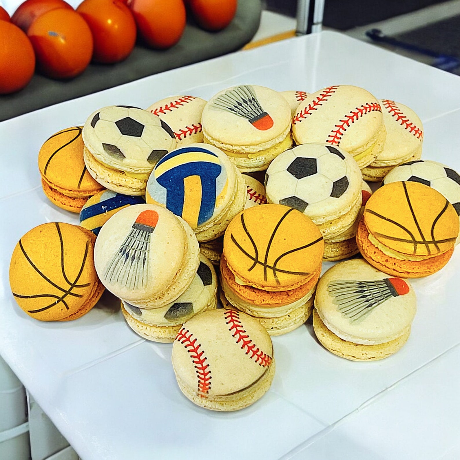 Customizable Baseball-themed French Macarons – Choose Your Flavor! - Etsy