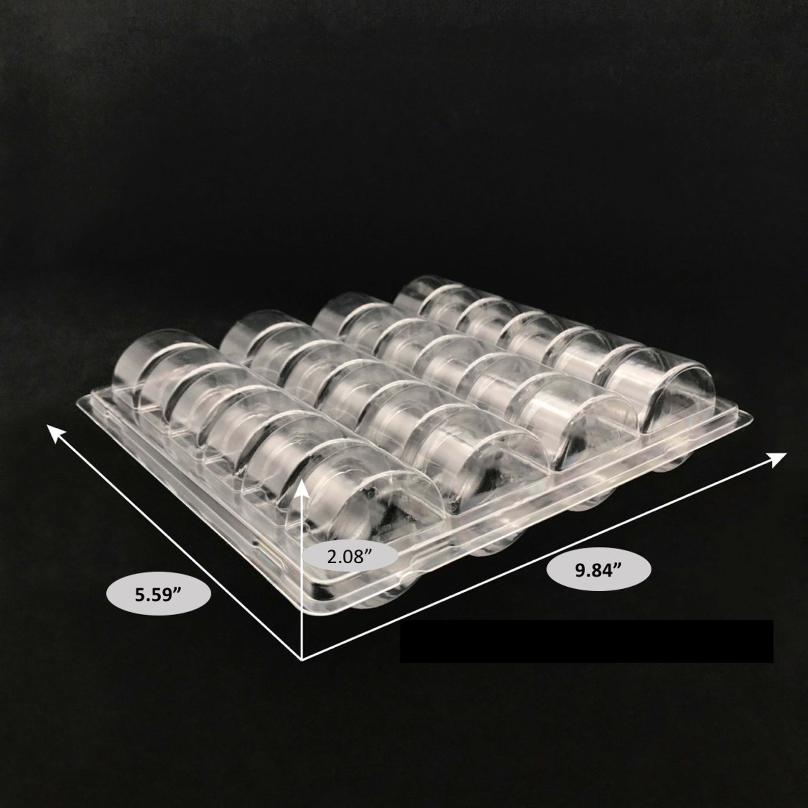 24 Cavities Macaron Clamshell PET Perfect for Macaron Ice | Etsy