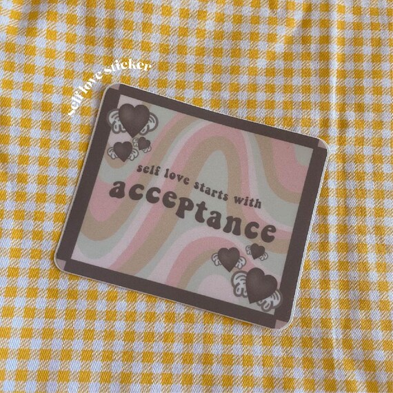 Acceptance Self Love Sticker - Etsy