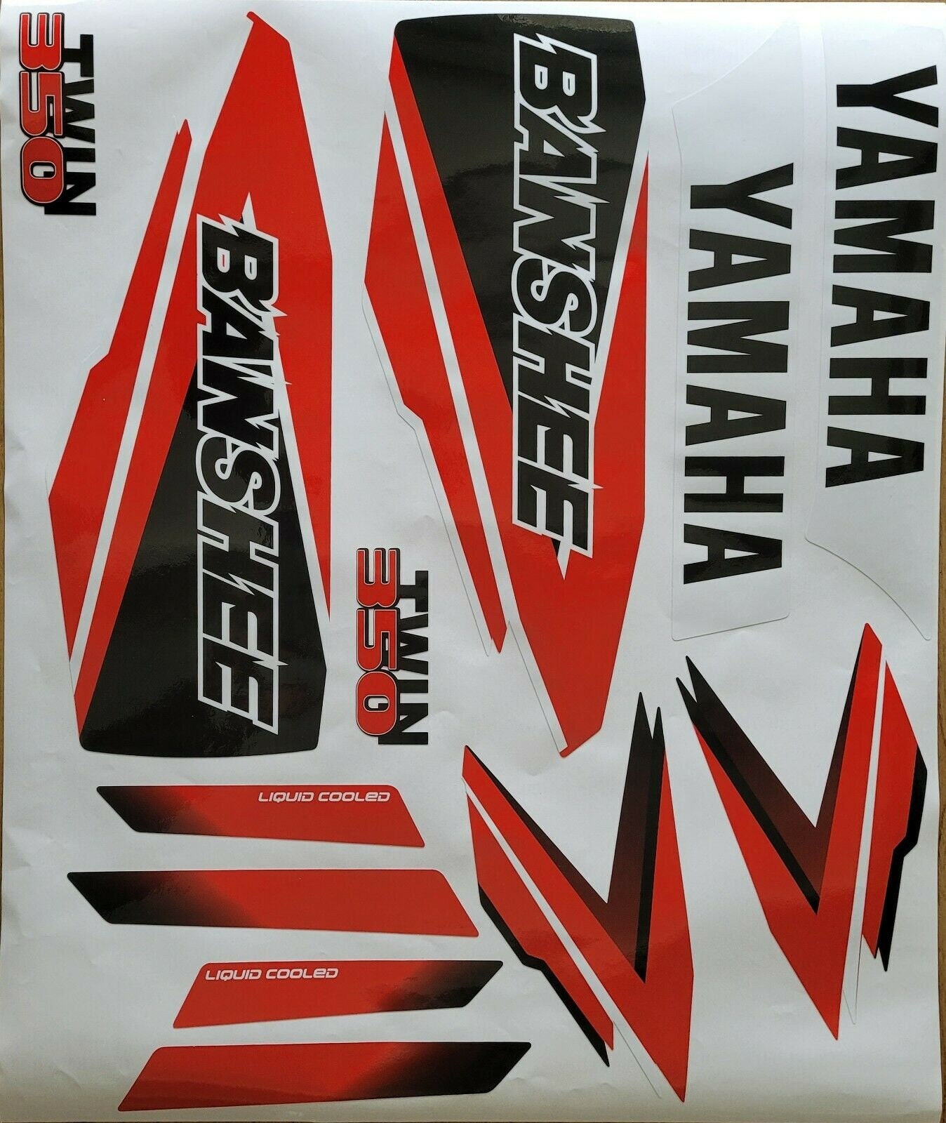 Yamaha Banshee 350 1998 Full Graphics Decals - Etsy