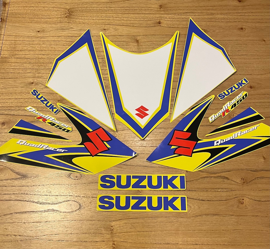 Suzuki LTR450 Quadracer Yellow Full Graphics Decals - Etsy